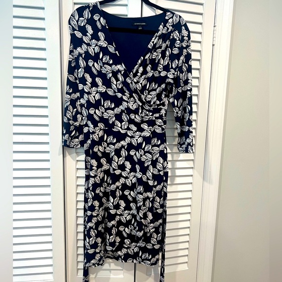 41 Hawthorn | Dresses | 4 Hawthorn Kaylee Faux Wrap Knit Dress Large ...